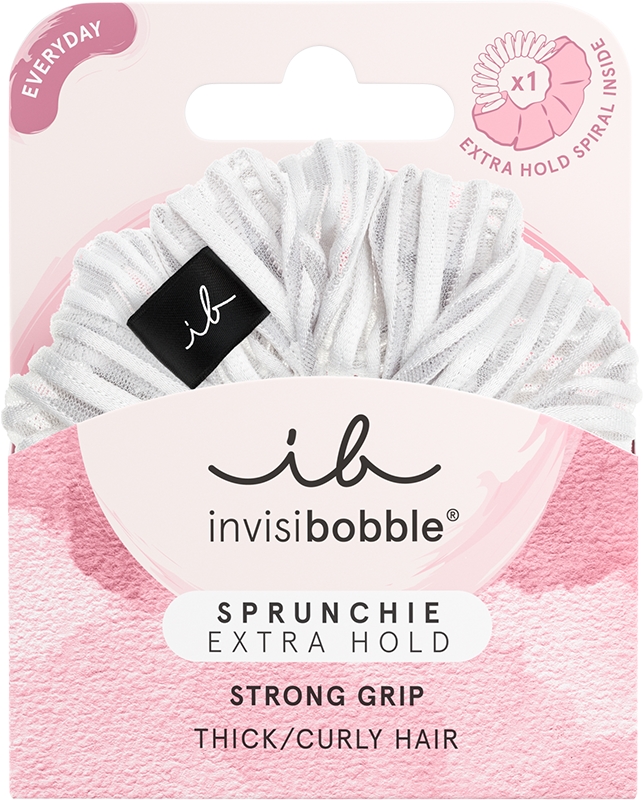 invisibobble Sprunchie Extra Hold Pure White Hair Rings | notino.ie