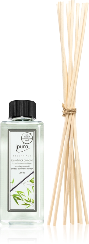 ipuro Essentials Black Bamboo recharge pour diffuseur d'huiles essentielles + bâtons de recharge ...