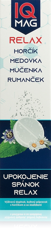 IQ Mag Hořčík Relax šumivé tablety s vysokým obsahem hořčíku | notino.cz