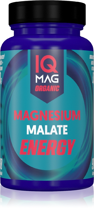 IQ Mag Magnesium Energy organic malate + B6 kapsuly na udržanie energie ...