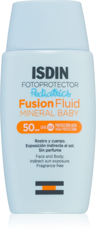 ISDIN Fotoprotector Fusion Fluid Mneral Baby Mineral Sun Cream for ...