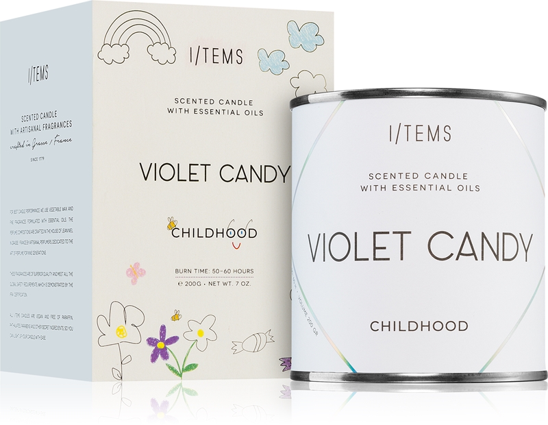 I/TEMS Special Edition Violet Candy ароматна свещ | Аромати за дома I ...