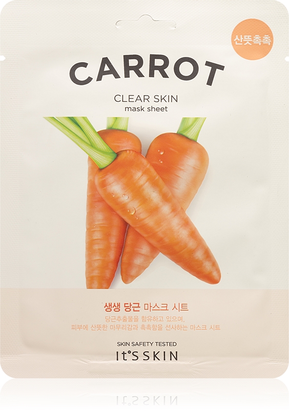 It´s Skin The Fresh Mask Carrot Sheet masker met reinigings effect ...