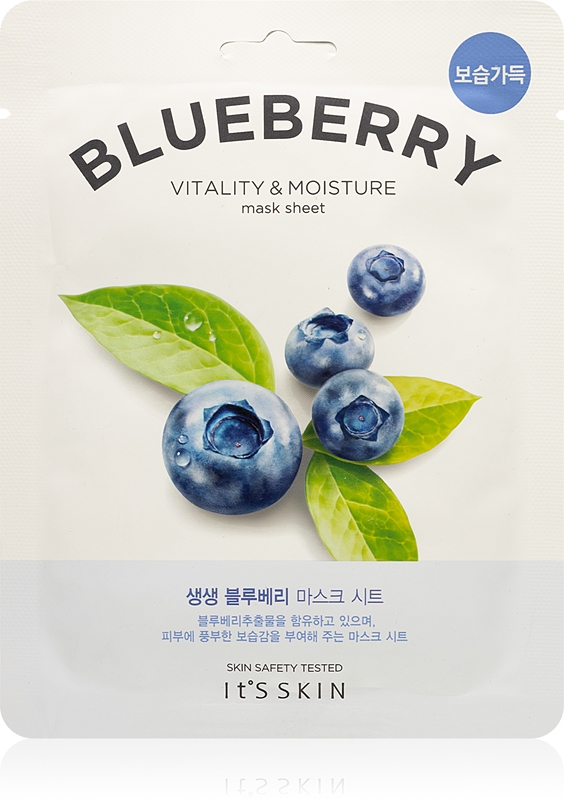It´s Skin The Fresh Mask Blueberry Moisturising face sheet mask with ...