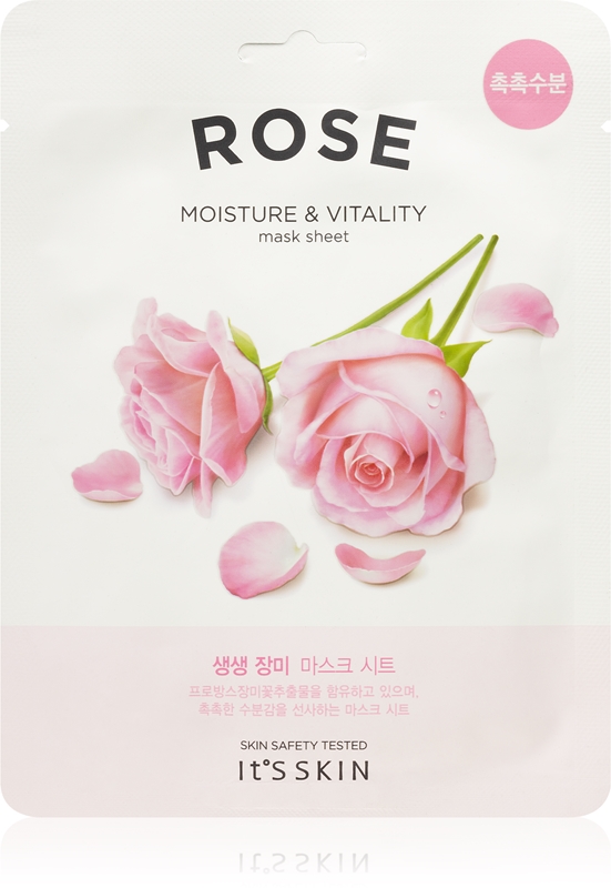 It´s Skin The Fresh Mask Rose máscara em folha com efeito hidratante e ...