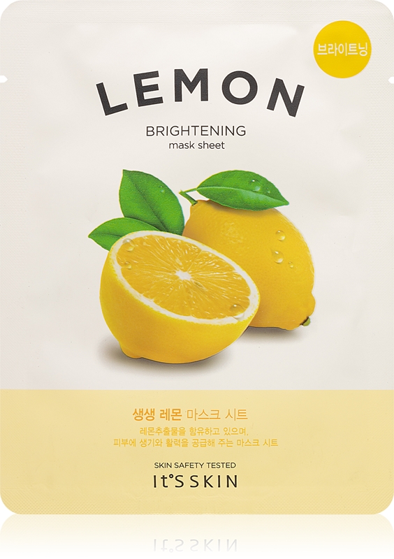 It´s Skin The Fresh Mask Lemon Brightening Face Sheet Mask | notino.ie