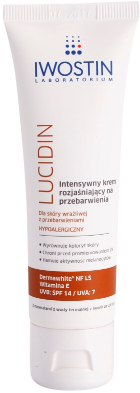 Iwostin Lucidin Intensive Skin Lightening Cream for Pigment Spots ...
