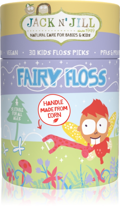 Jack N’ Jill Fairy Floss palitos dentais com fio para crianças | notino.pt