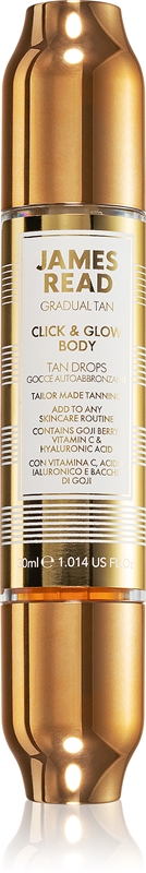James Read Gradual Tan Click & Glow Body Self-Tanning Drops for the ...