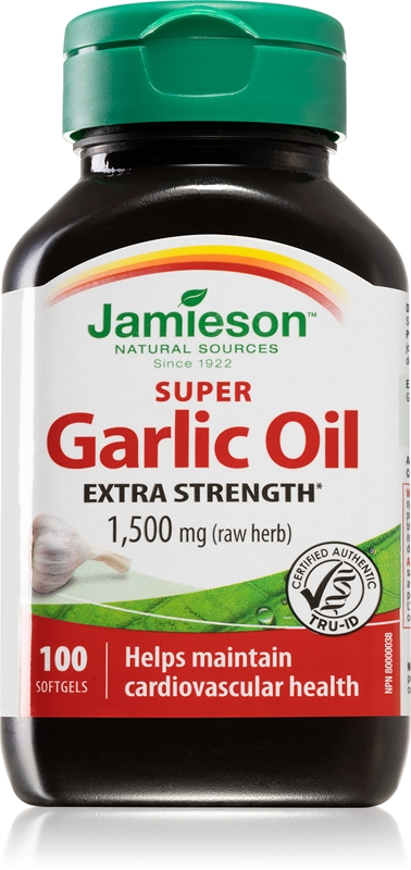 Jamieson Super Garlic Oil 1,500 mg Nahrungsergänzungsmittel für Ihr ...