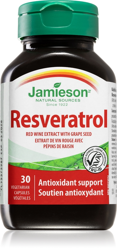 Jamieson Resveratrol 50 mg red wine extract Kapseln für eine gute ...