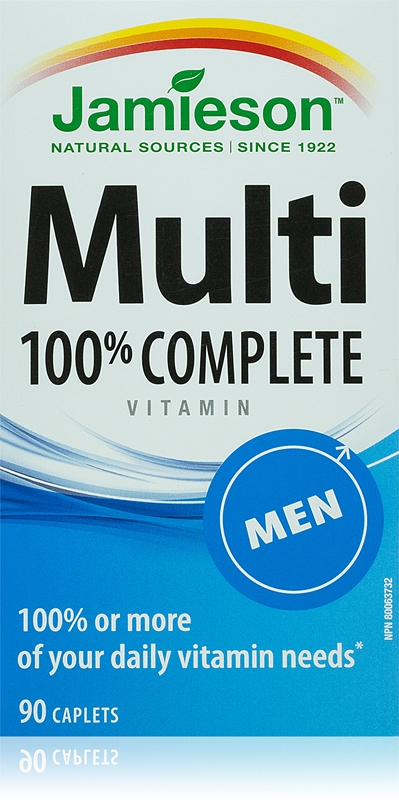 Jamieson Multi 100% complete vitamin tablety s multivitamínovým ...