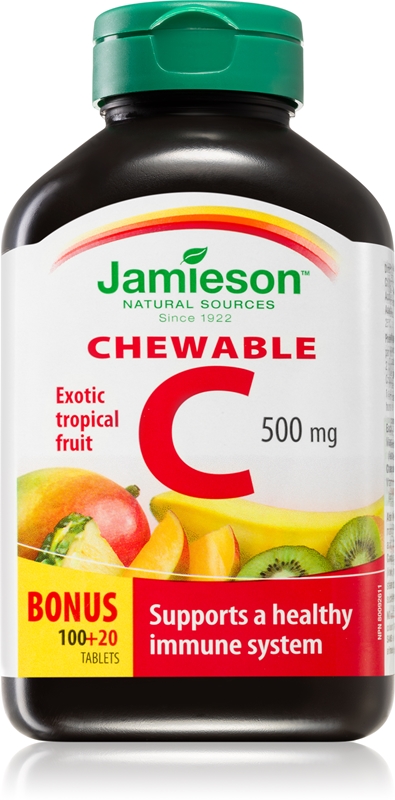 Jamieson Chewable C 500 mg Nahrungsergänzungsmittel für Ihr ...