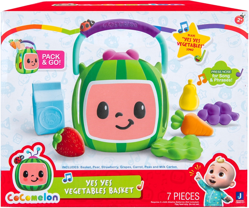 Jas Cocomelon Yes Yes Vegetables Basket Toy | notino.ie