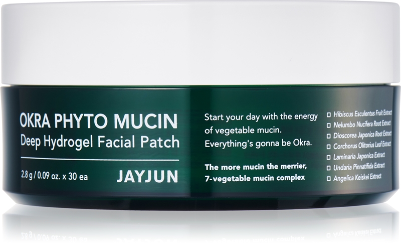 Jayjun Okra Phyto Mucin hydratačné gélové vankúšiky s upokojujúcim ...