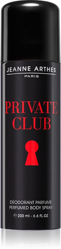 Jeanne Arthes Private Club Deodorant Spray for men | notino.ie