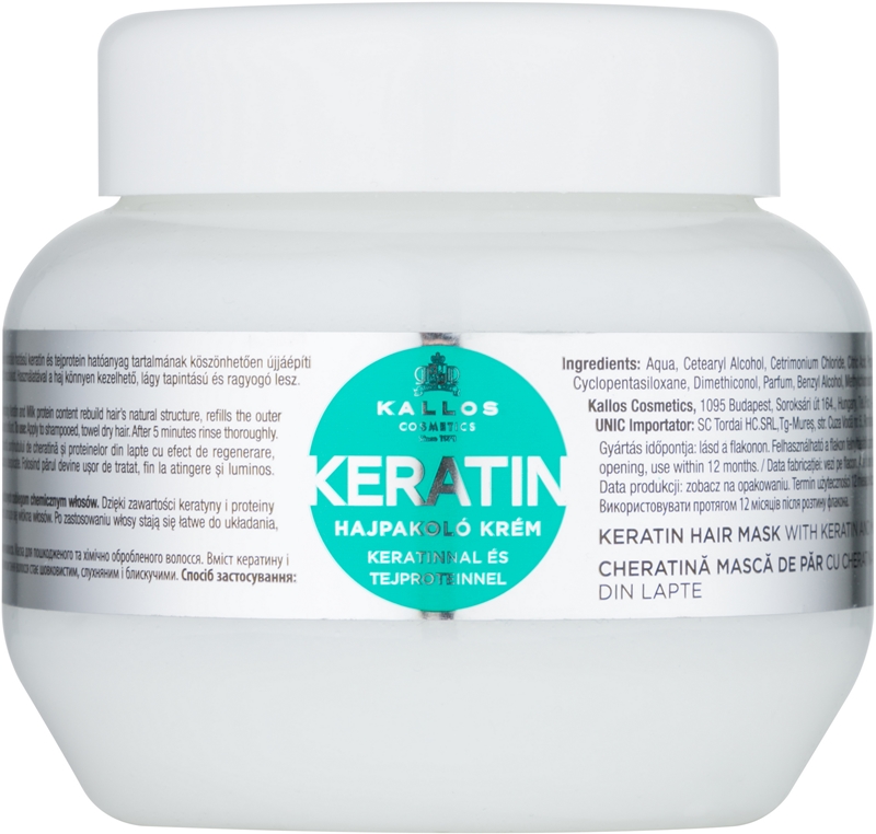 Kallos Keratin Maske für die Haare mit Keratin | Notino