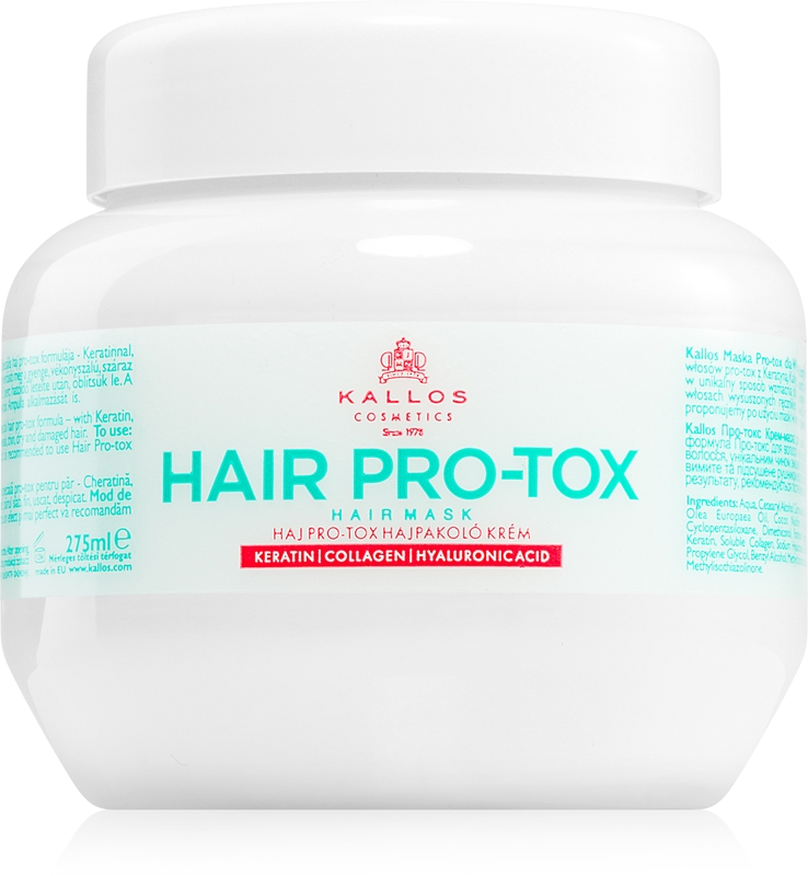 Kallos Hair Pro-Tox mask for weak and damaged hair with coconut oil ...