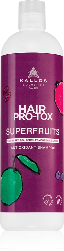 Kallos Hair Pro-Tox Superfruits Hair Shampoo with antioxidant effect ...
