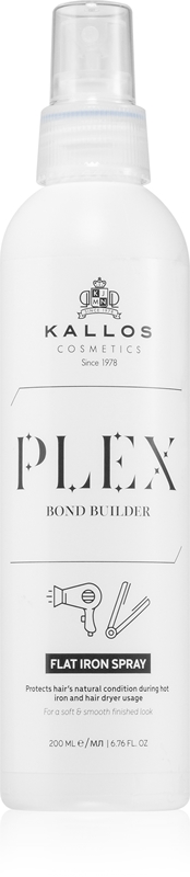 Kallos Plex Flat Iron Spray heat protection spray for use with flat ...