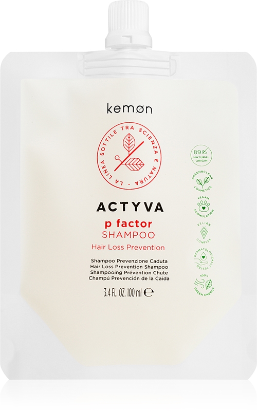 Kemon Actyva P Factor hiustenlähtöä ehkäisevä shampoo | notino.fi