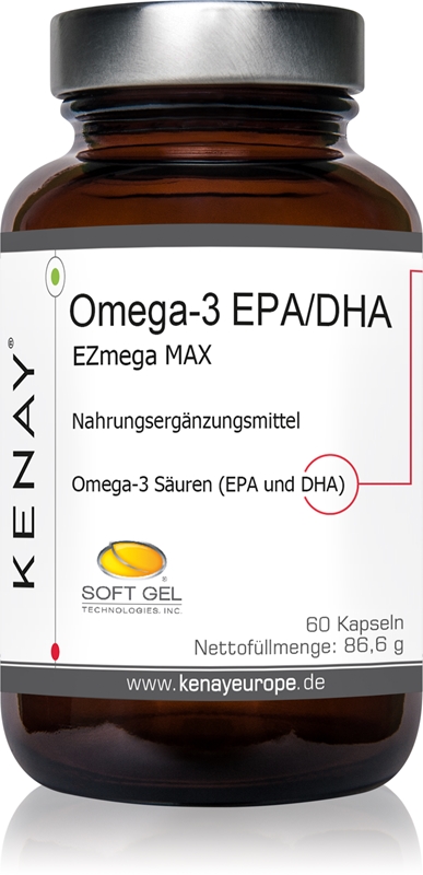 Kenay Omega-3 EPA/DHA EZmega MAX Kapseln für eine gute Herzfunktion ️ ...