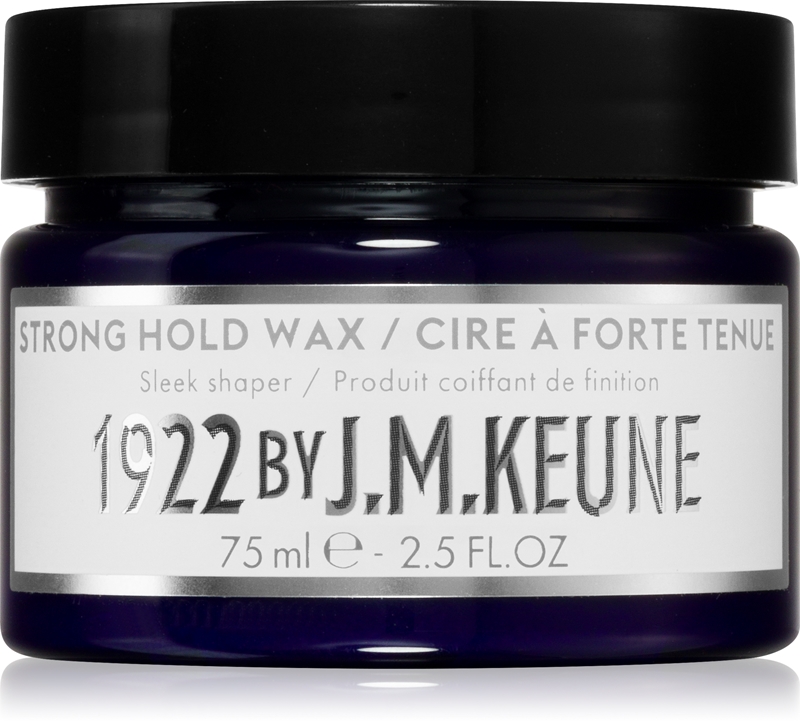 Keune 1922 Strong Hold Wax Haarwachs für starke Fixierung für höheren Glanz