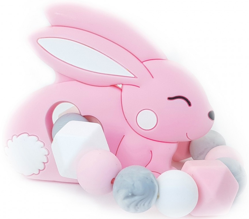 KidPro Teether Bunny Pink chew toy | notino.co.uk