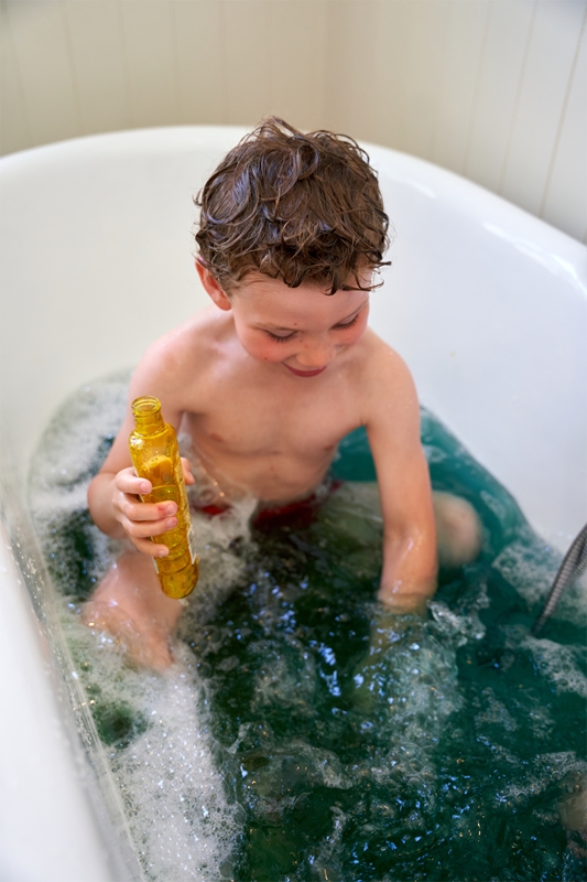 Kids Stuff Colour Changing Orange to Green Badeschaum mit Farbwechsel ...
