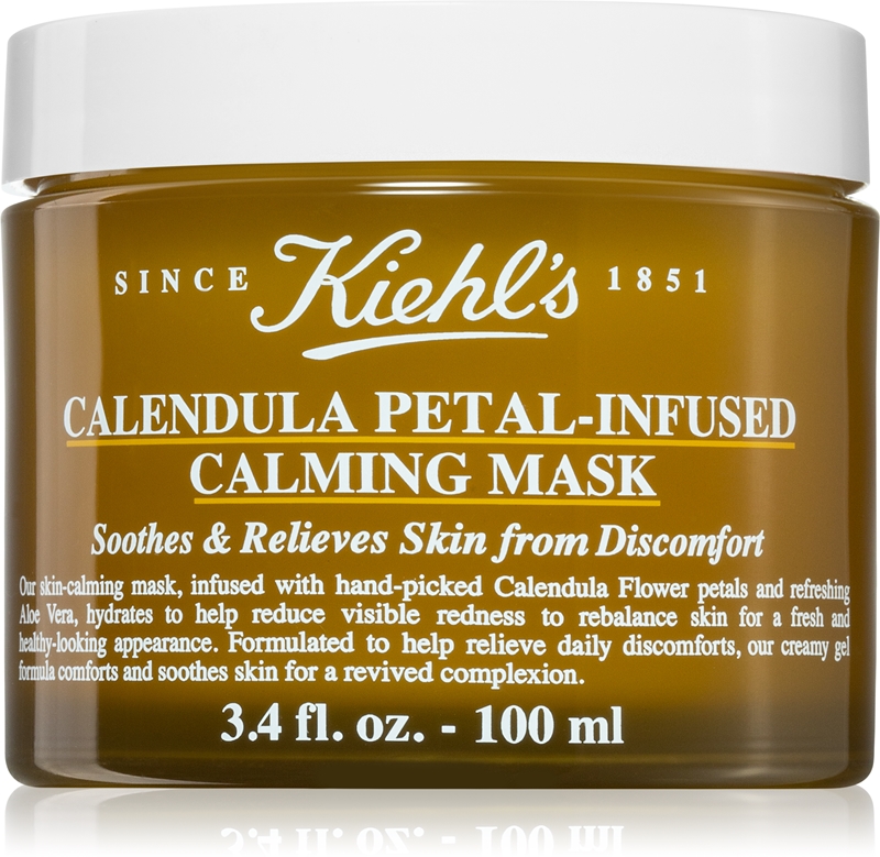 Kiehl's Calendula Petal-Infused Calming Mask máscara facial hidratante ...