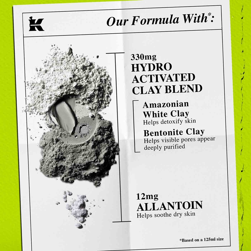 Kiehl's Rare Earth Deep Pore Cleansing Mask máscara de limpeza profunda ...