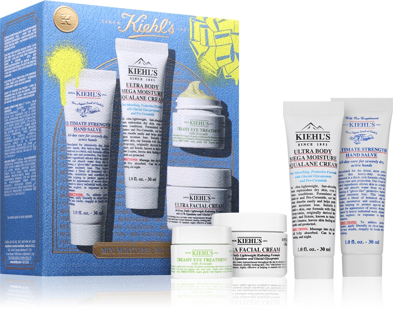 Kiehl's Ultra Body Mega Moisture Squalane Cream Geschenkset