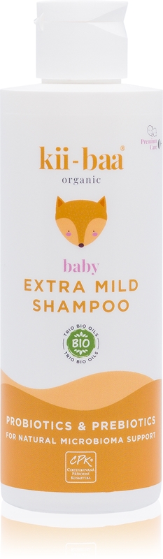 kii-baa® organic Baby Extra Mild Shampoo Gentle Shampoo with pro- and ...