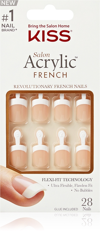 KISS Acrylic French Kit tekokynnet | notino.fi