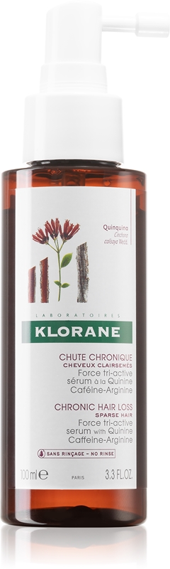 Klorane Quinine Serum Against Chronic Hair Loss with Triple Effect ...