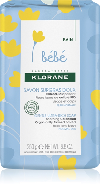 Klorane Bébé Calendula Nourishing Cleansing Bar for children from birth ...