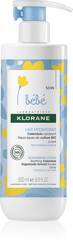 Klorane Bébé Calendula moisturising body lotion for children from birth ...