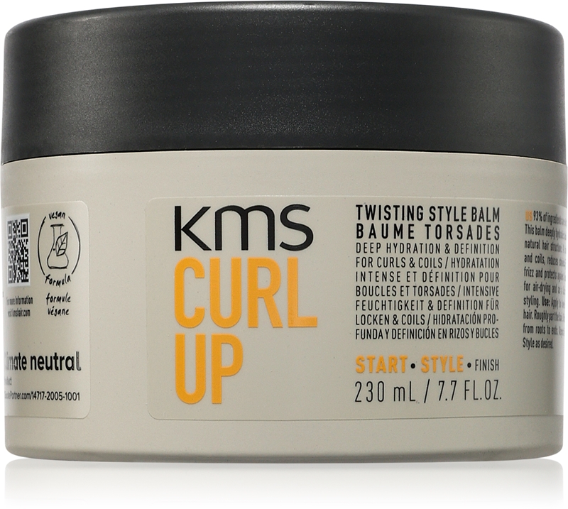 KMS Curl Up Twisting Style Balm Styling Cream for wavy and curly hair ...