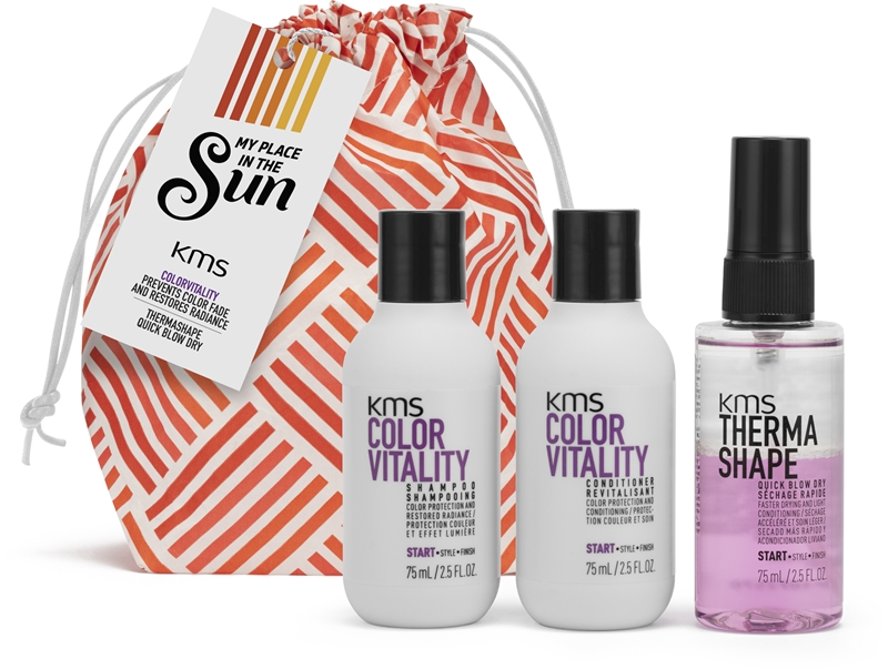 KMS Color Vitality Travel Pack kit voyage pour protéger les cheveux ...