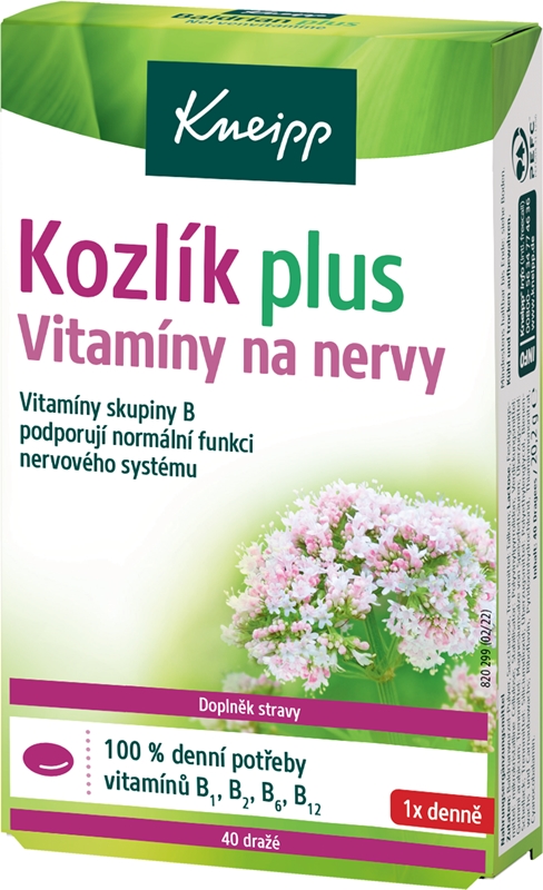 Kneipp Valerian Plus coated tablets for better function of the nervous ...
