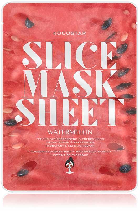 KOCOSTAR Slice Mask Sheet Watermelon Brightening and Moisturising Sheet ...