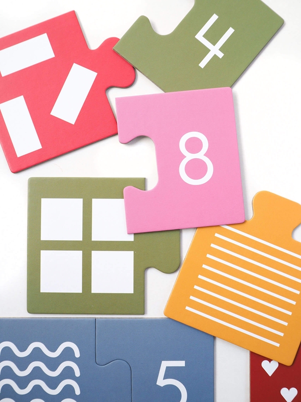 Kolorky Puzzle Two Piece Shapes & Numbers puzzle | notino.cz