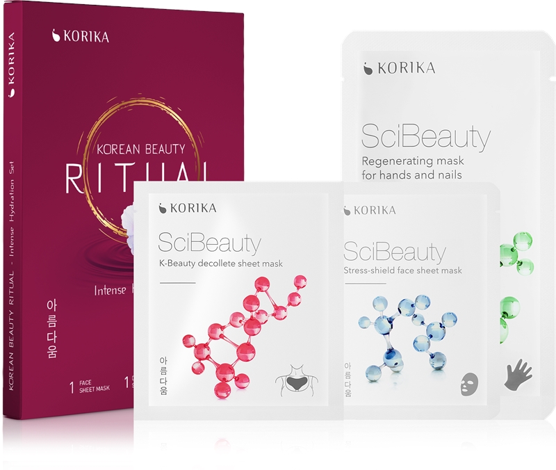 KORIKA Korean Beauty Ritual Intense Hydration Face Masks Set | notino.co.uk