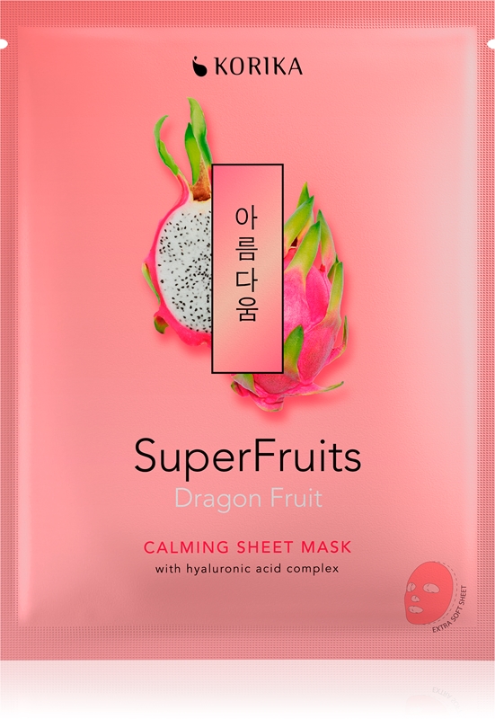 KORIKA SuperFruits Dragon Fruit - Calming Sheet Mask soothing sheet ...