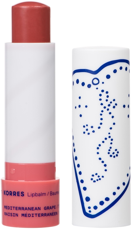 Korres Mediterranean Grape tinted lip balm with moisturising effect ...