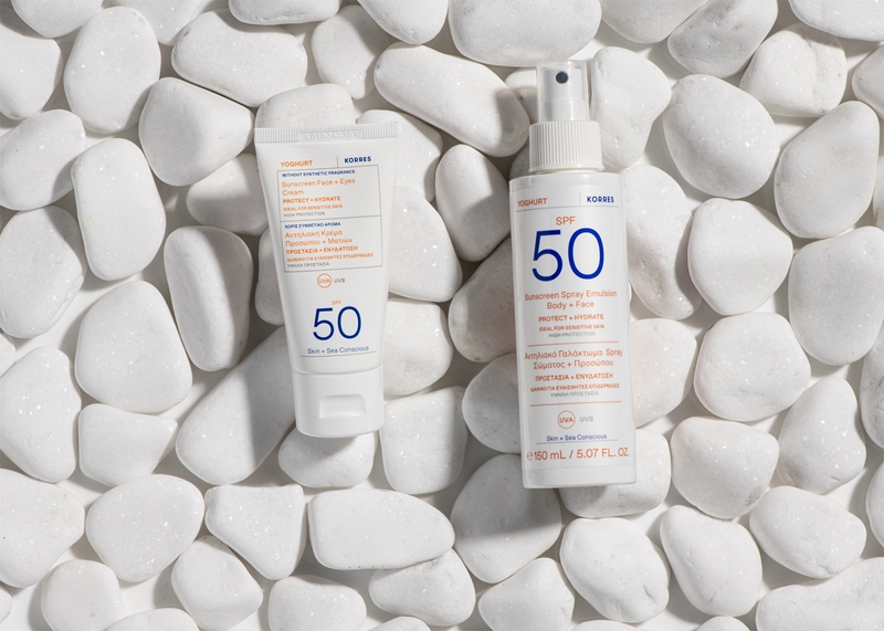 Korres Yoghurt Sunscreen facial sunscreen with moisturising effect ...