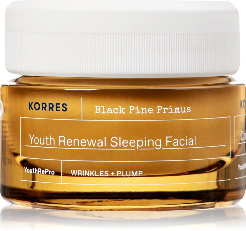 Korres Black Pine Primus night cream with anti-ageing effect Review ...