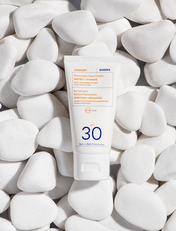 Korres Yoghurt Sunscreen facial sunscreen with high sun protection ...