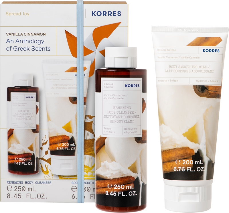 Korres Vanilla & Cinnamon gift set for women | notino.co.uk