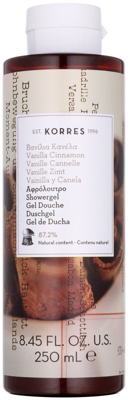 Korres Vanilla Cinnamon gel de douche | notino.fr